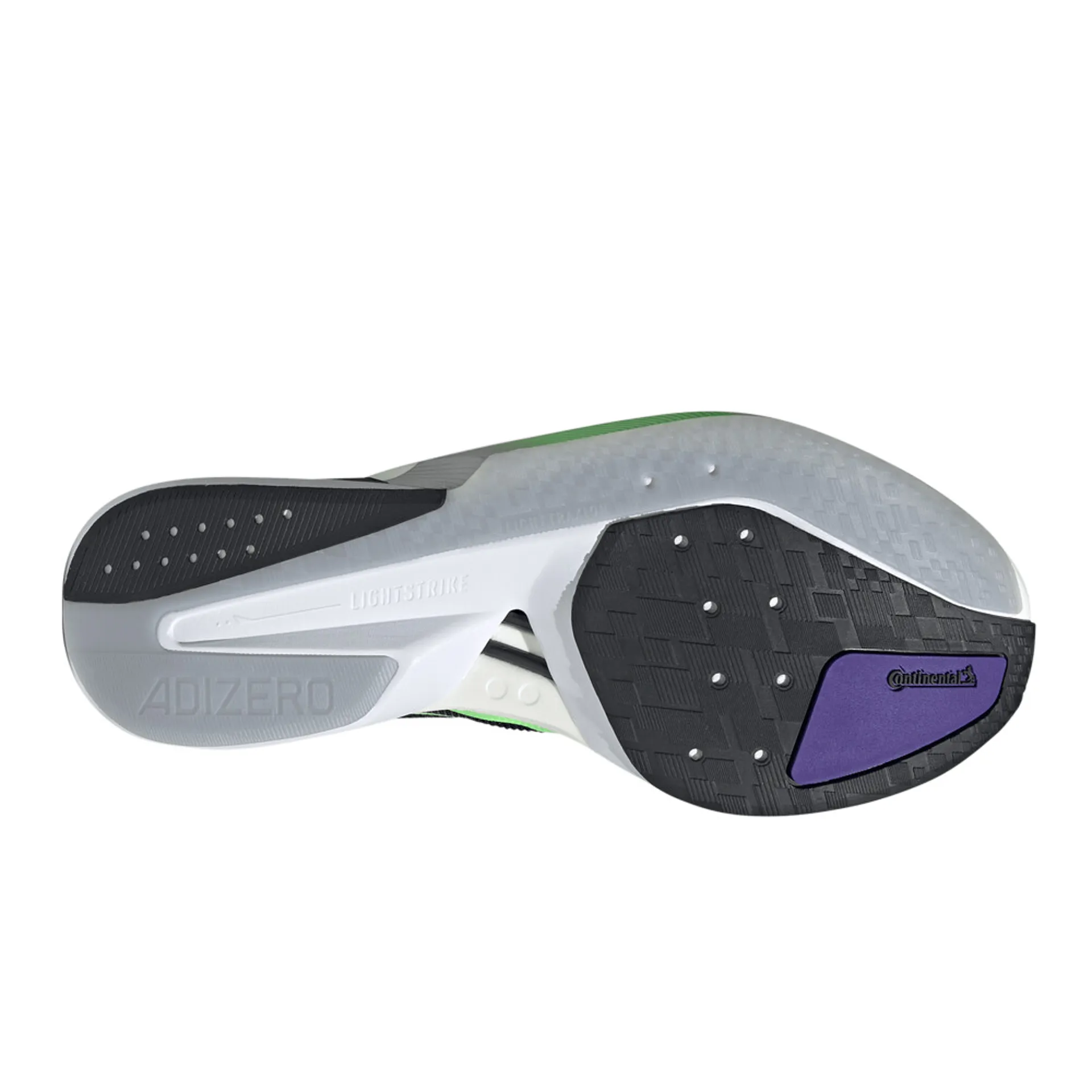 Adidas Adizero Boston 13 Men's Running Shoes - Core Black Lime