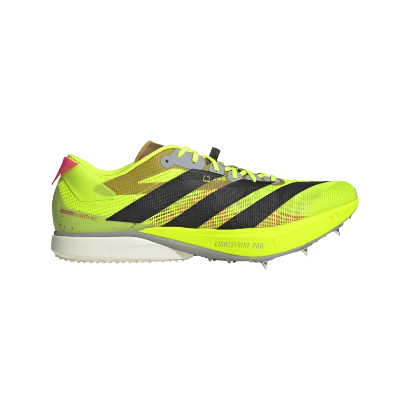 Adidas Adizero Avanti XC Unisex Spikes Lucid Lemon Black Red