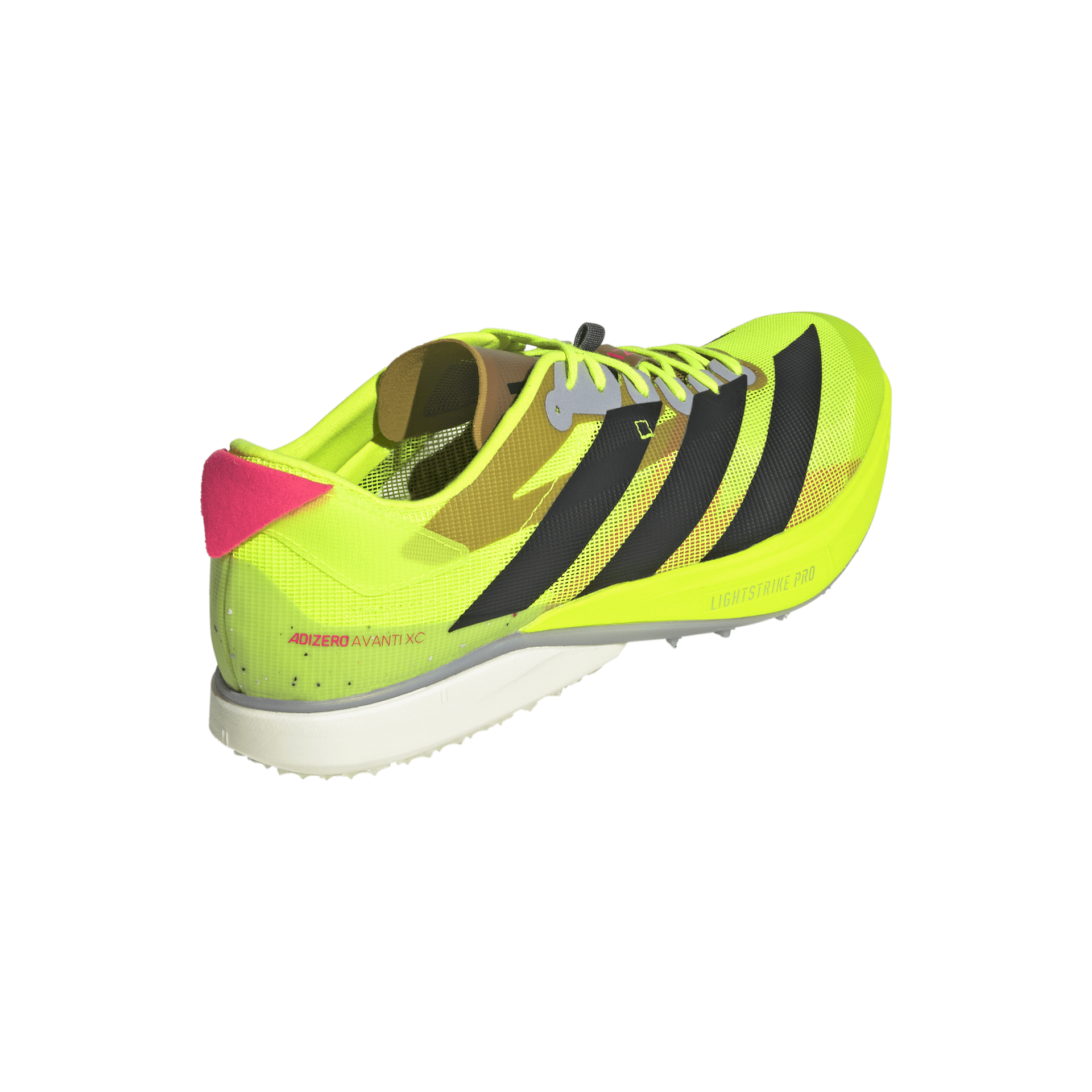 Adidas Adizero Avanti XC Unisex Spikes Lucid Lemon Black Red